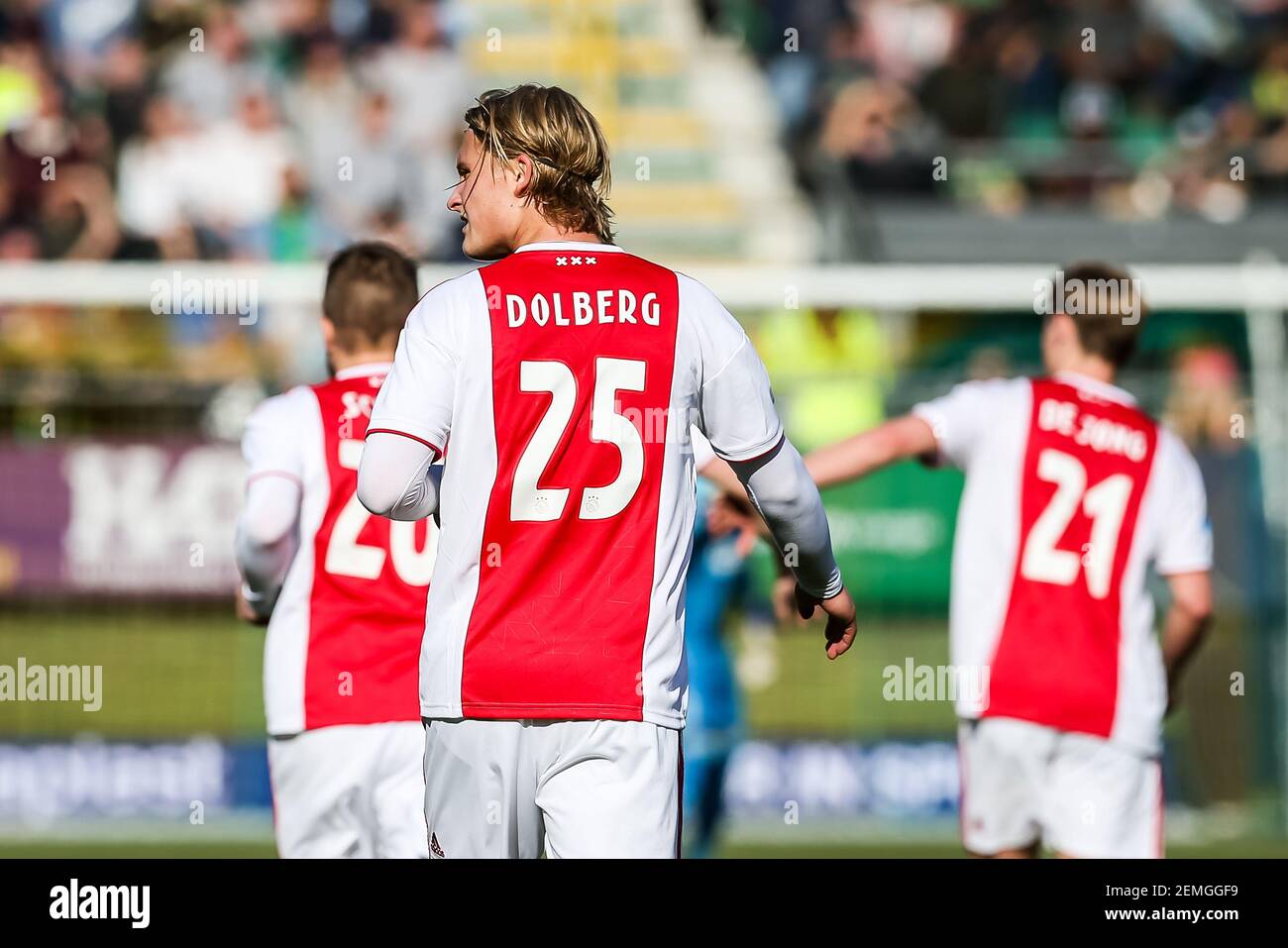 DEN HAAG , Netherlands , 24-02-2019 , Cars Jeans Stadium , Football , Season 2018/2019 , Dutch ...