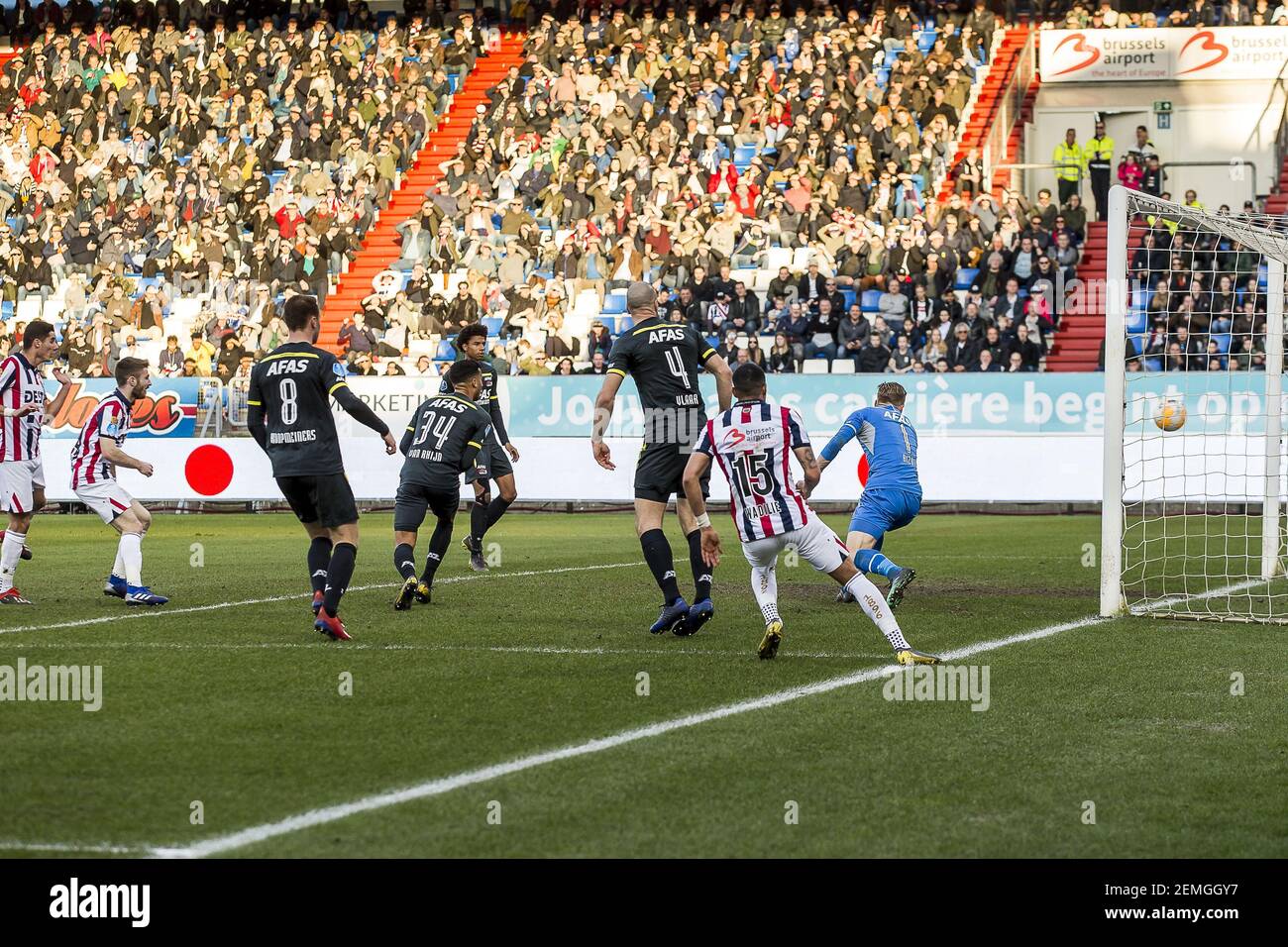 TILBURG - 24-02-2019, Koning Willem II stadion Dutch football ...