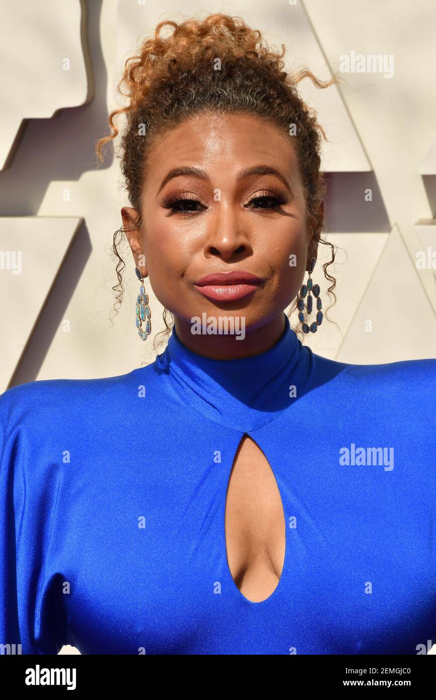 Tanika Ray walking on the red carpet at the 91st Academy Awards Oscars ...