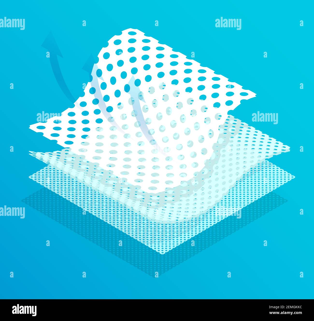 layers of fabric with cells for air circulation. Breathable for ...