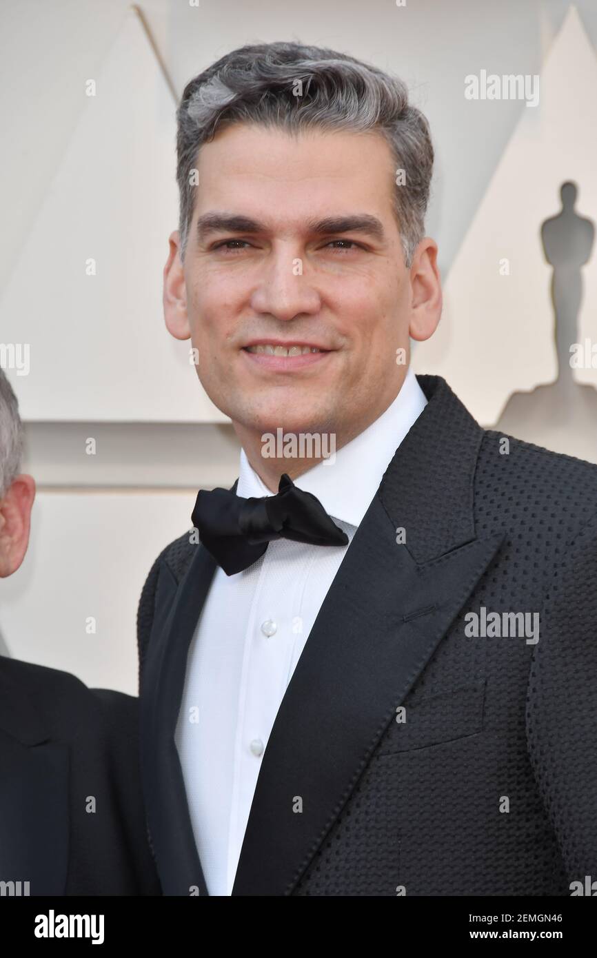 Louis Mirabal walking on the red carpet at the 91st Academy Awards ...