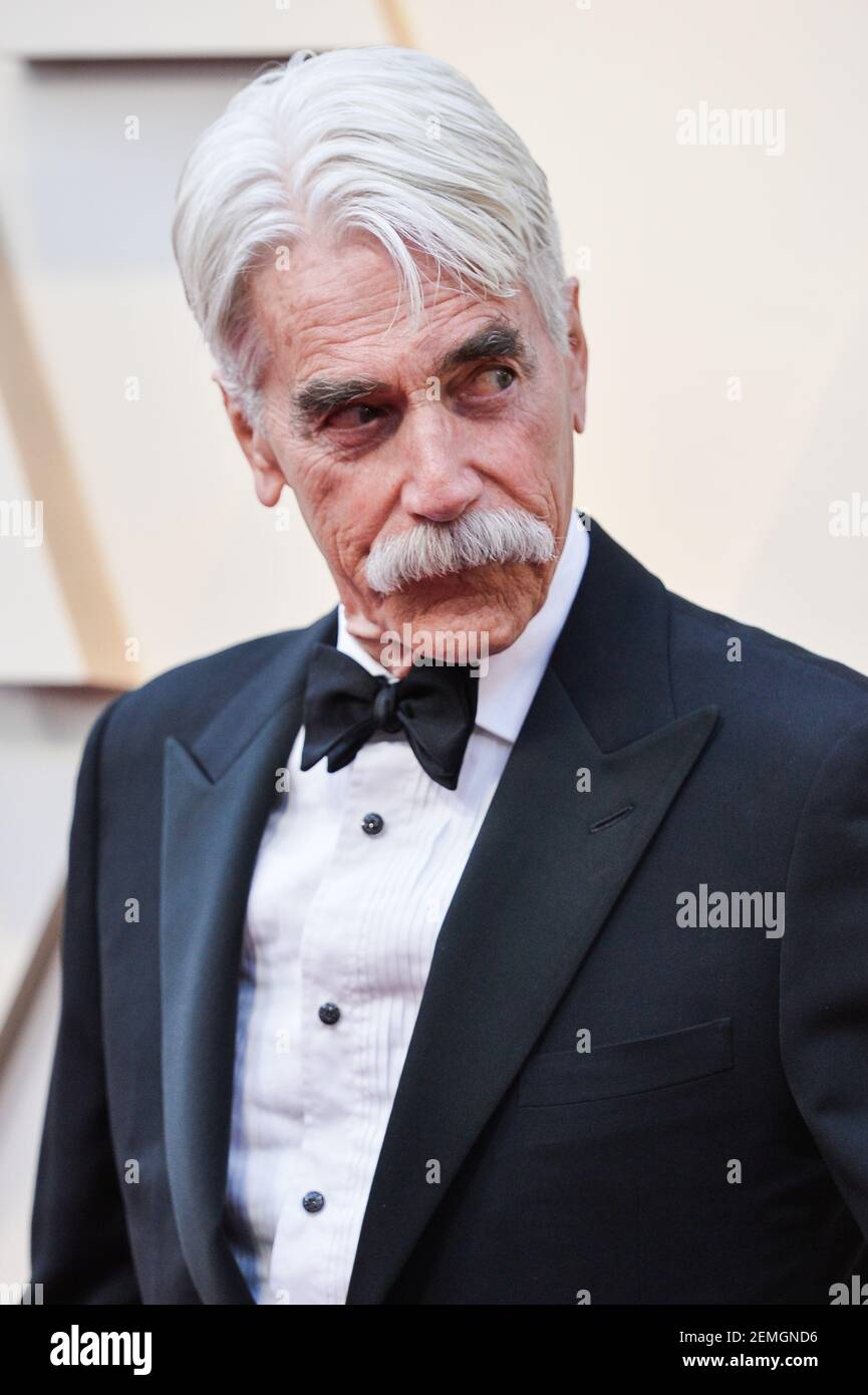 Sam Elliott walking on the 2019 Oscars red carpet at the 91st Academy ...