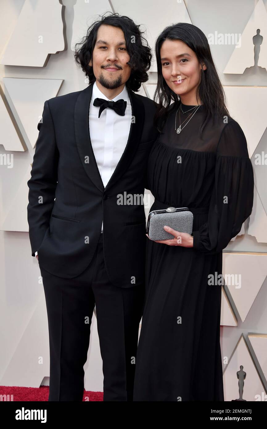 Trevor Jimenez walking on the red carpet at the 91st Academy Awards ...