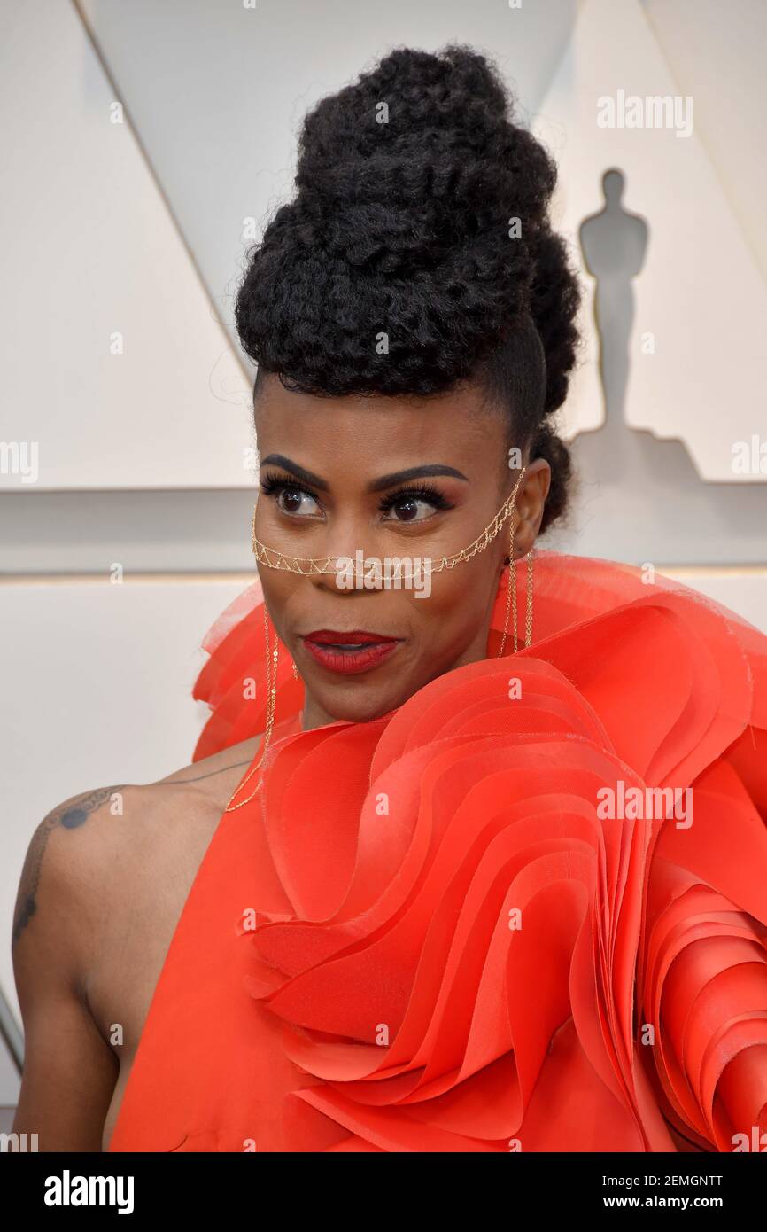 Hannah Beachler walking on the red carpet at the 91st Academy Awards ...