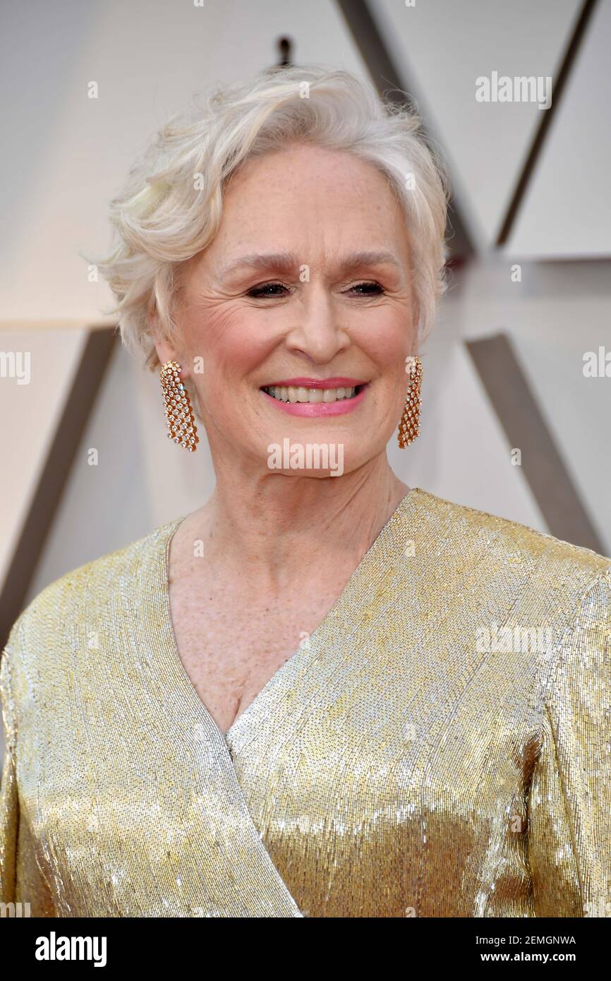 Glenn Close walking on the red carpet at the 91st Academy Awards Oscars ...