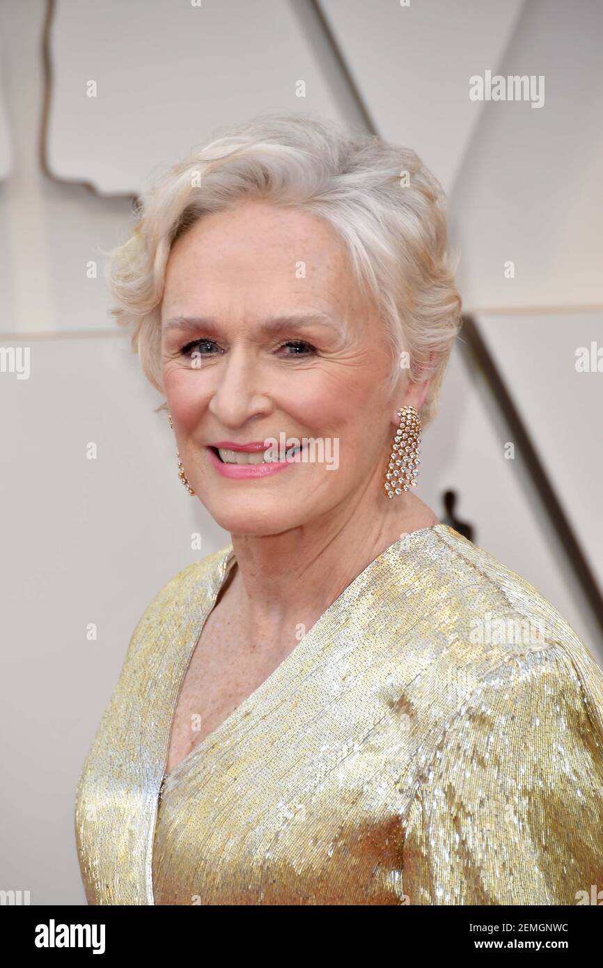 Glenn Close walking on the red carpet at the 91st Academy Awards Oscars ...