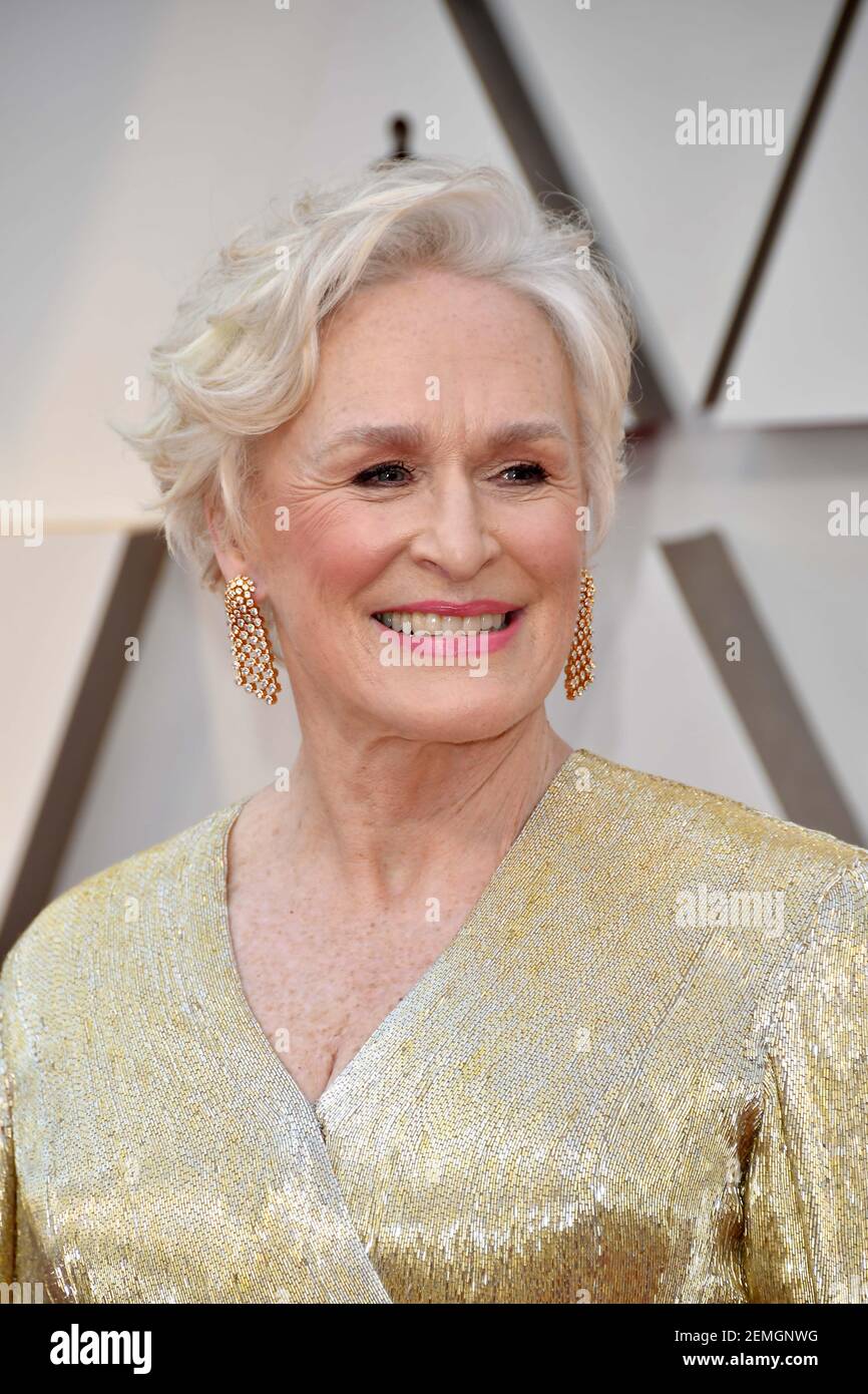 Glenn Close walking on the red carpet at the 91st Academy Awards Oscars ...