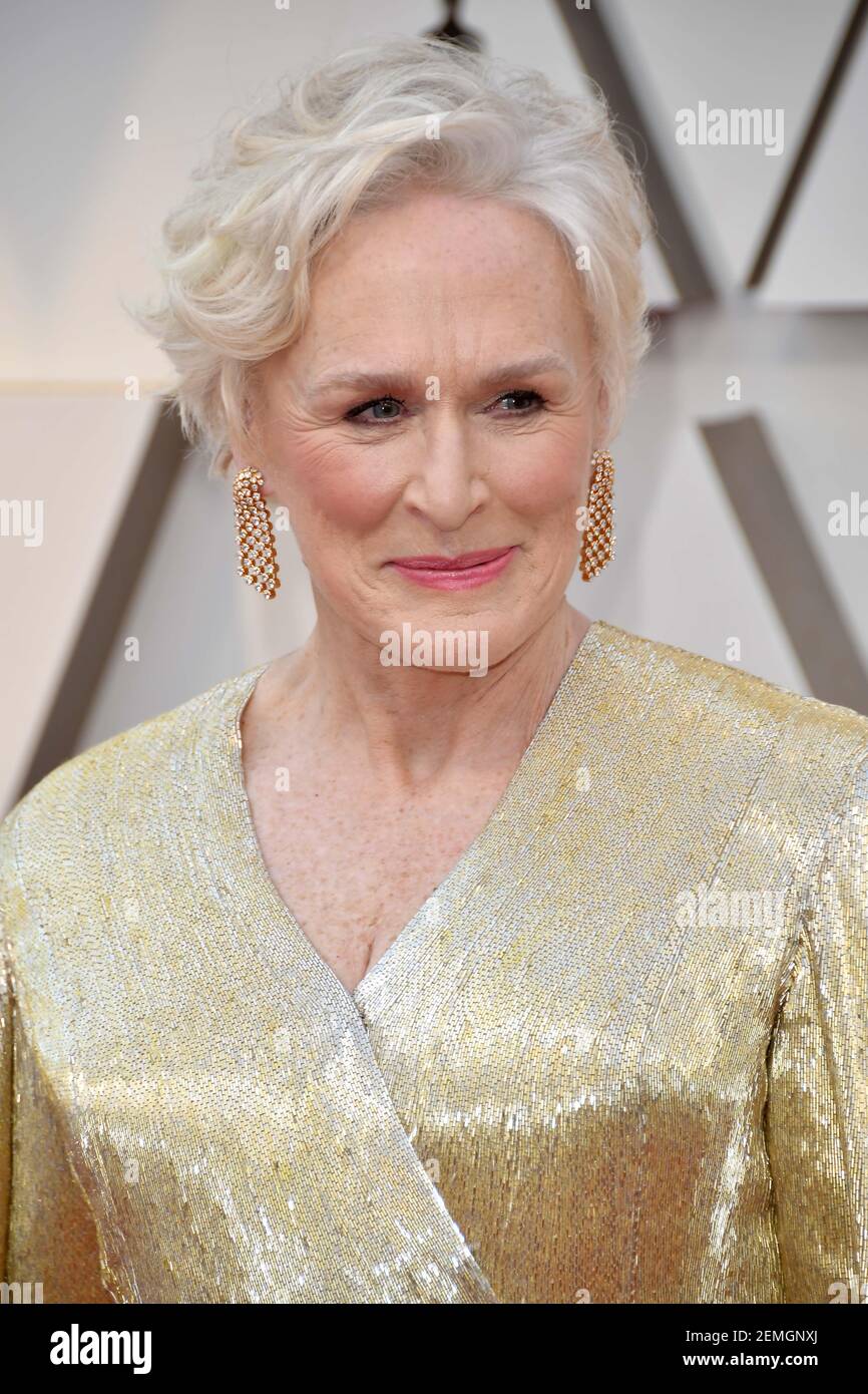 Glenn Close walking on the red carpet at the 91st Academy Awards Oscars ...