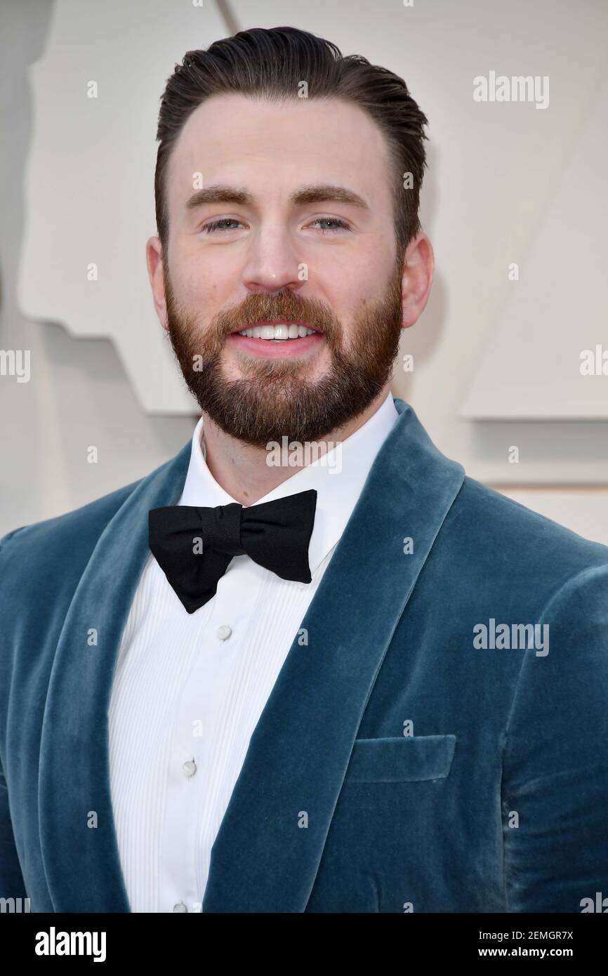 Chris Evans walking on the red carpet at the 91st Academy Awards Oscars ...
