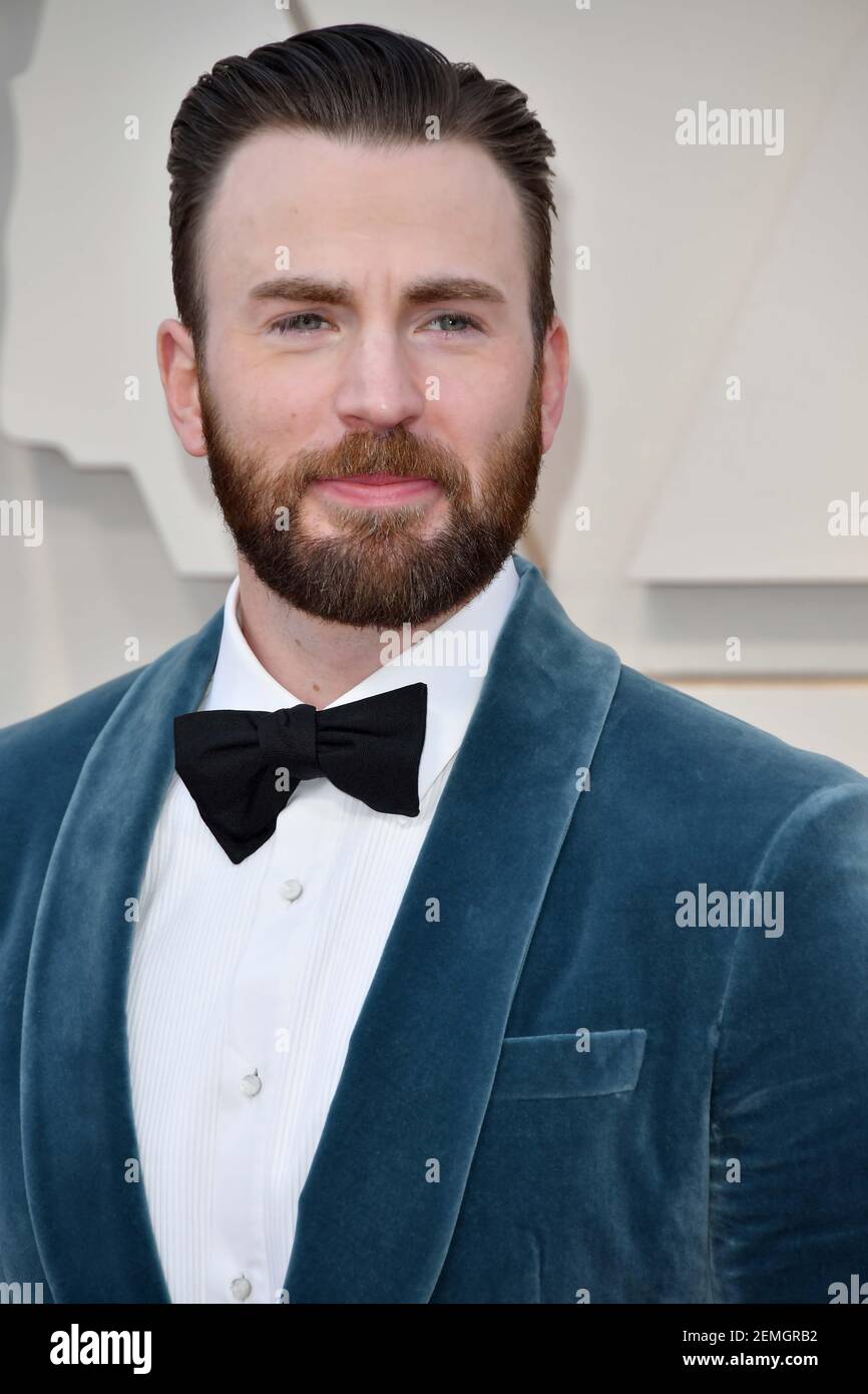 Chris Evans walking on the red carpet at the 91st Academy Awards Oscars ...