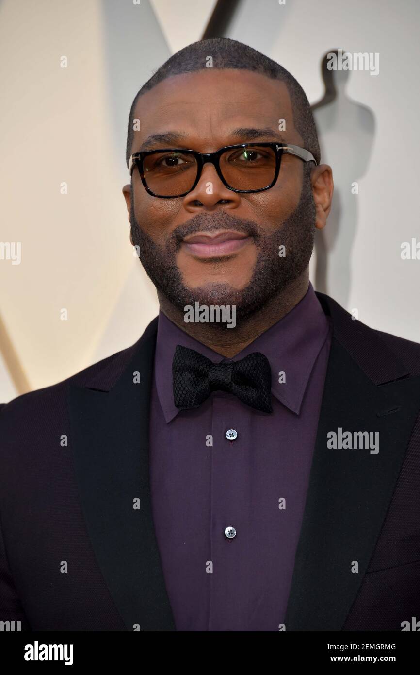 Tyler Perry walking on the red carpet at the 91st Academy Awards Oscars ...