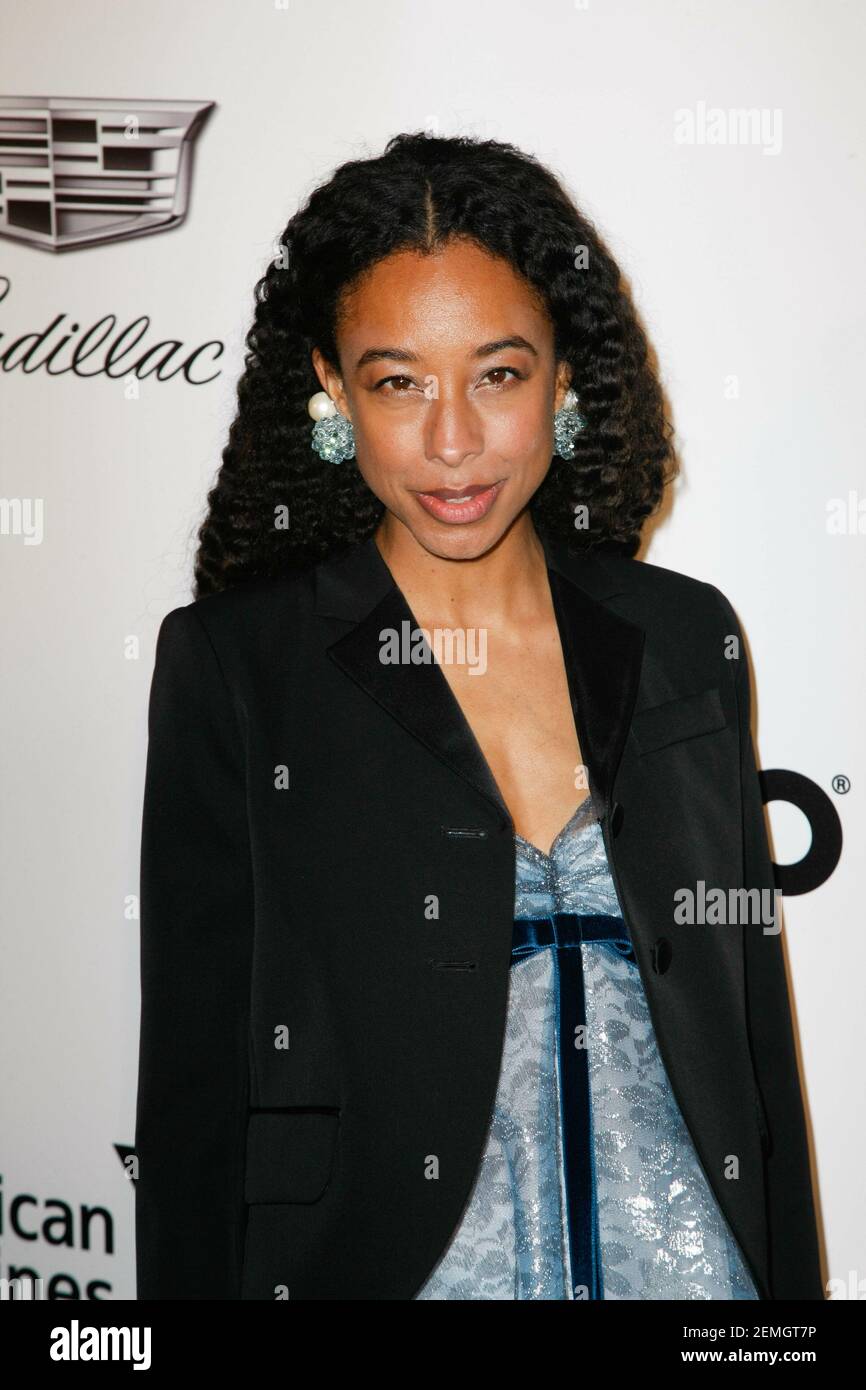 LOS ANGELES: CA - FEBRUARY 24: Corinne Bailey Rae at the Elton John ...