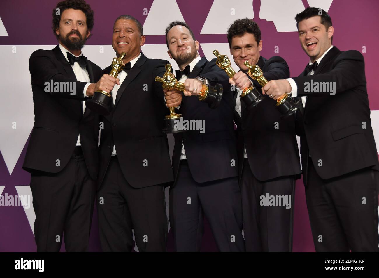 Bob Persichetti, Peter Ramsey, Rodney Rothman, Phil Lord, and ...