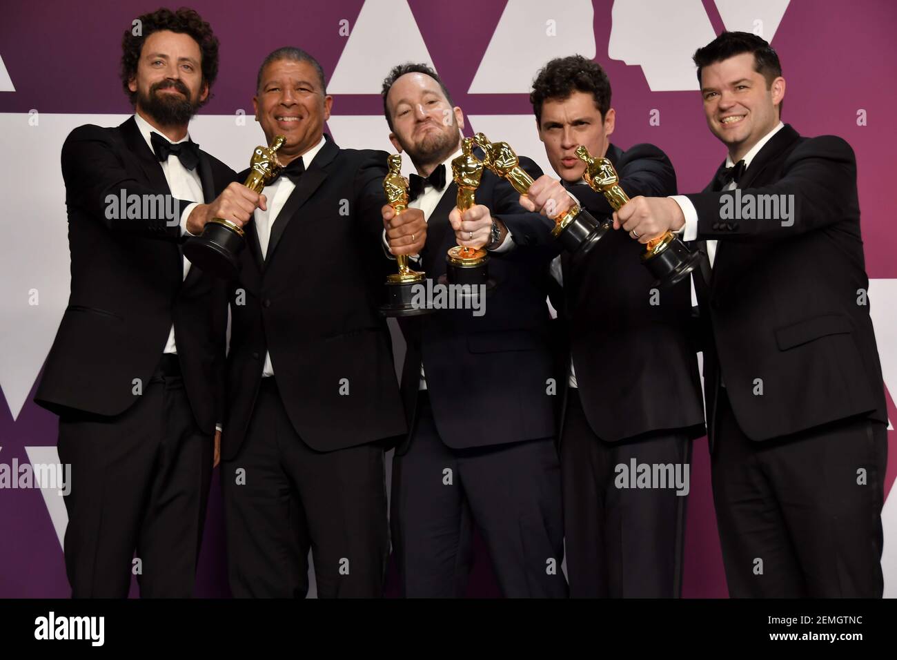 Bob Persichetti, Peter Ramsey, Rodney Rothman, Phil Lord, and ...