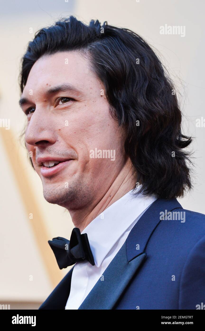 Adam Driver walking on the 2019 Oscars red carpet at the 91st Academy ...