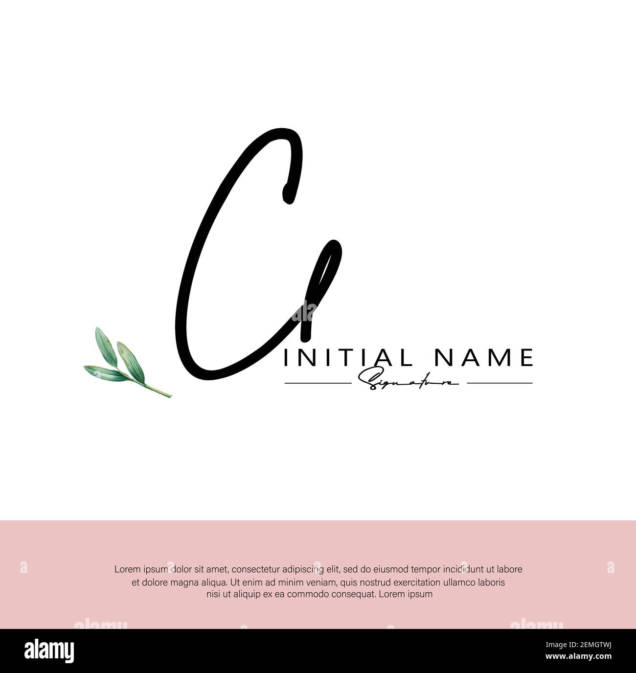 Cl signature hi-res stock photography and images - Alamy