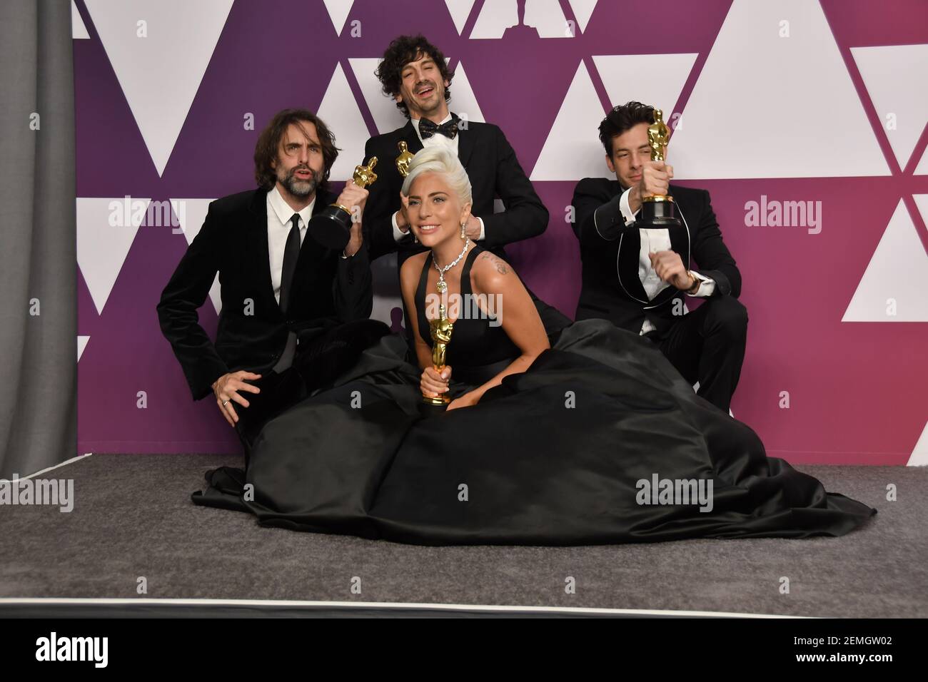 Andrew Wyatt, Anthony Rossomando, Mark Ronson, and Lady Gaga, winner of ...