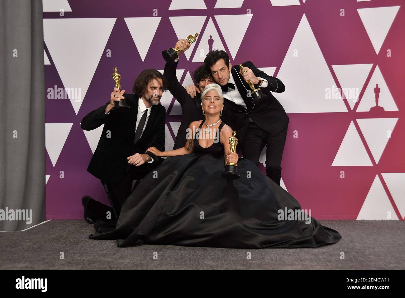 Andrew Wyatt, Anthony Rossomando, Mark Ronson, and Lady Gaga, winner of ...