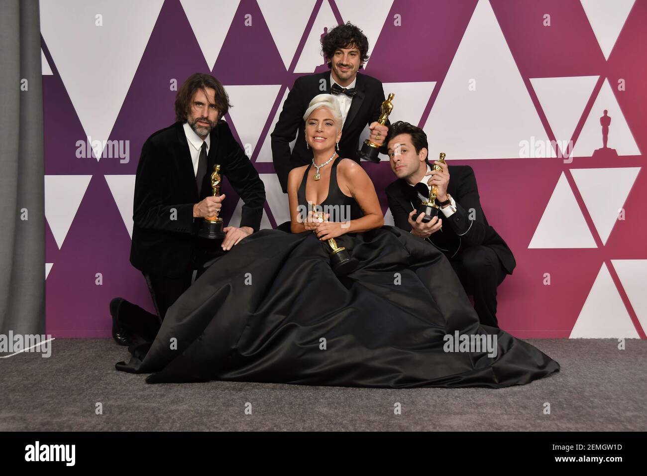 Andrew Wyatt, Anthony Rossomando, Mark Ronson, and Lady Gaga, winner of ...