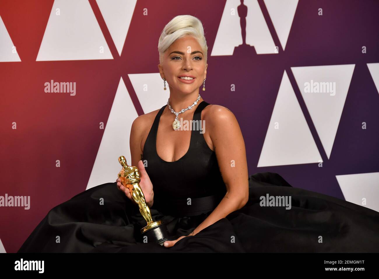 Lady Gaga, winner of Best Original Song for 'Shallow' from 'A Star is ...