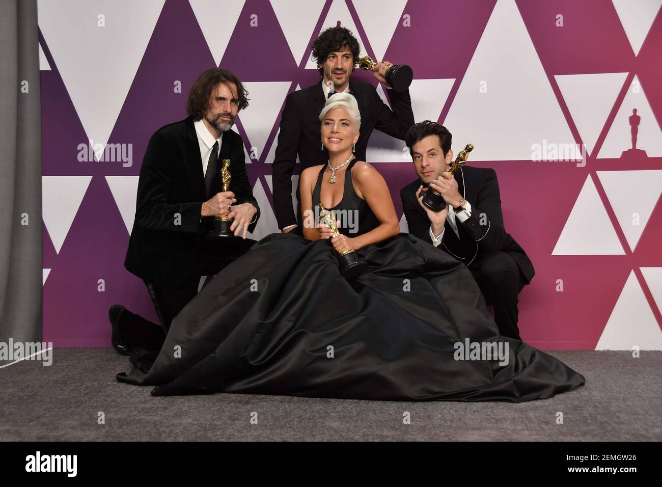 Andrew Wyatt, Anthony Rossomando, Mark Ronson, and Lady Gaga, winner of ...