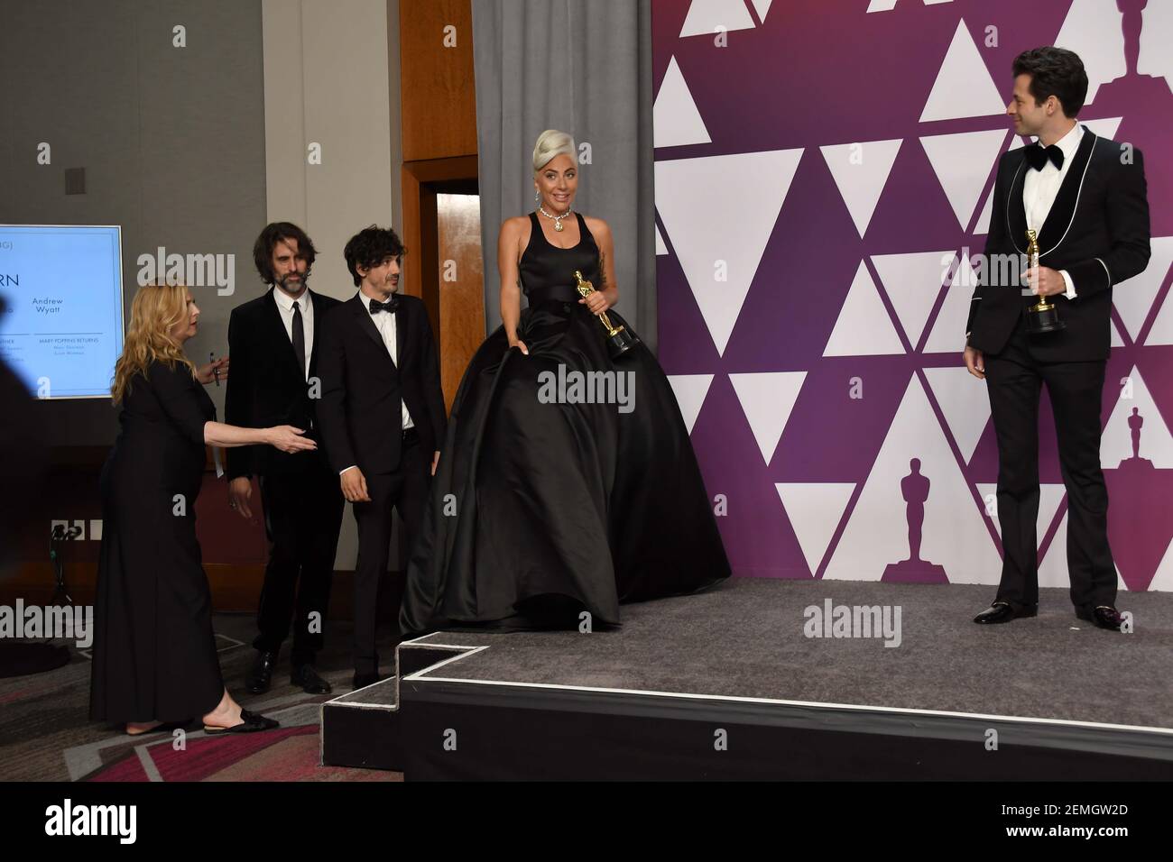 Andrew Wyatt, Anthony Rossomando, Mark Ronson, and Lady Gaga, winner of ...