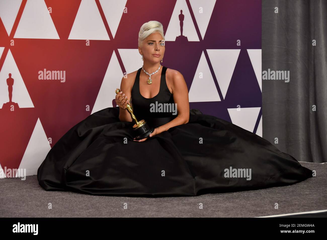 Lady Gaga, winner of Best Original Song for 'Shallow' from 'A Star is ...