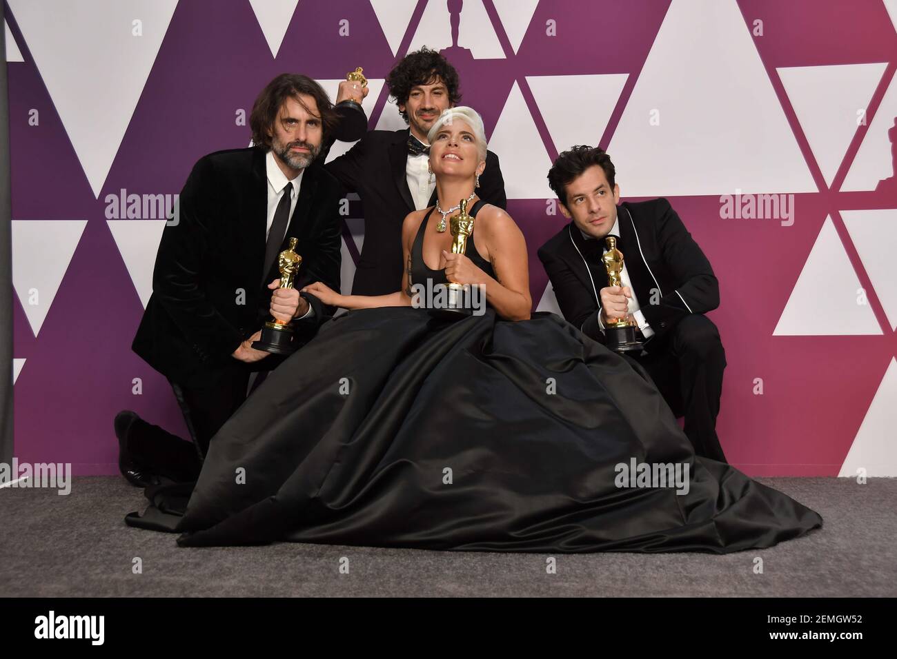 Andrew Wyatt, Anthony Rossomando, Mark Ronson, and Lady Gaga, winner of ...