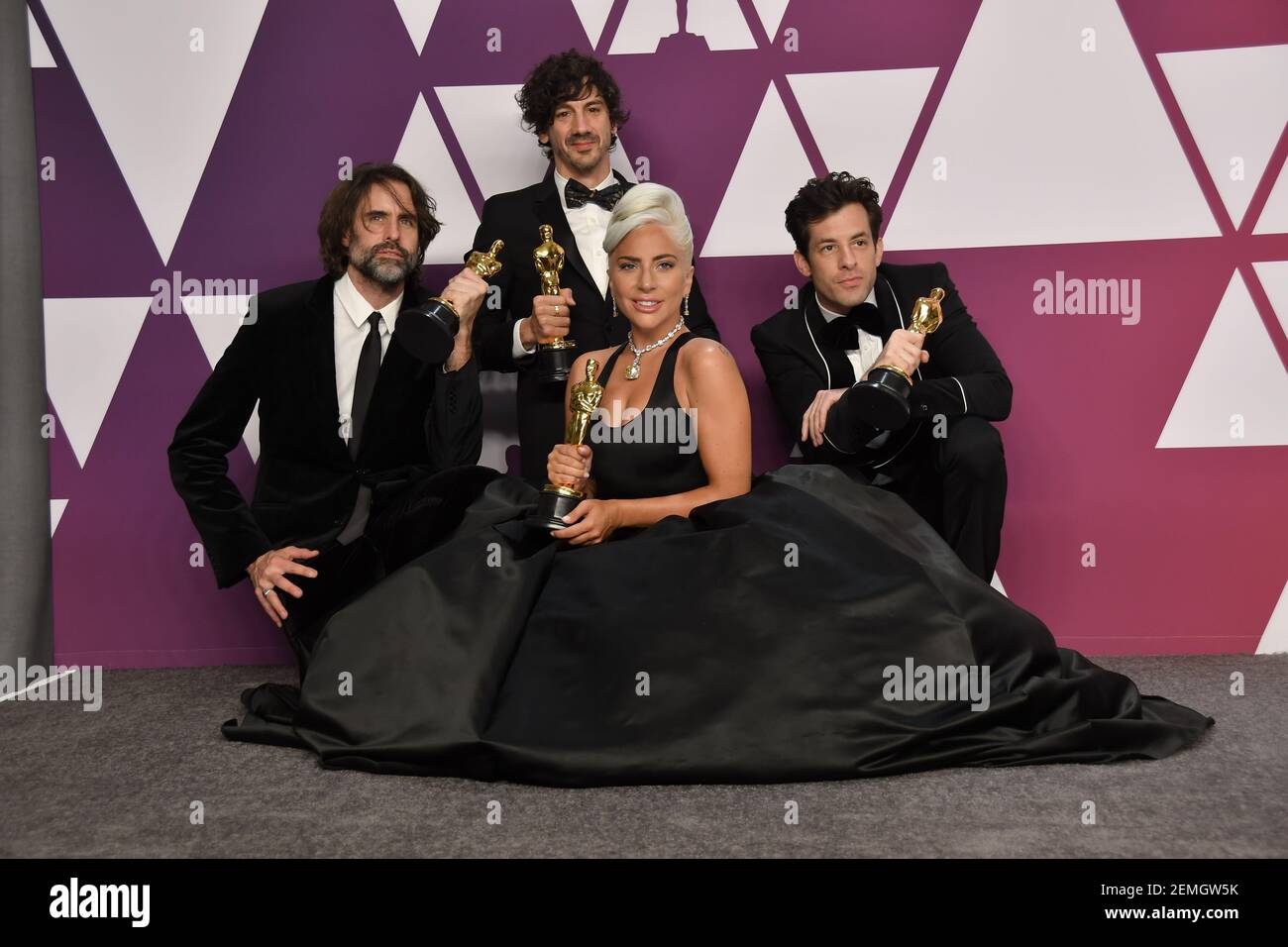 Andrew Wyatt, Anthony Rossomando, Mark Ronson, and Lady Gaga, winner of ...