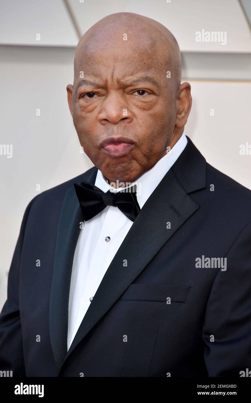 U.S. Representative John Lewis walking on the red carpet at the 91st ...