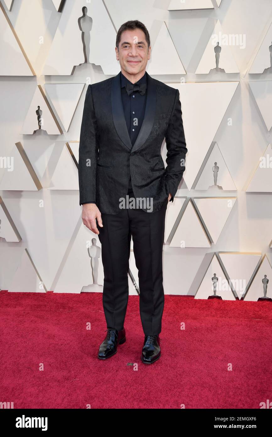Javier Bardem walking on the red carpet at the 91st Academy Awards ...