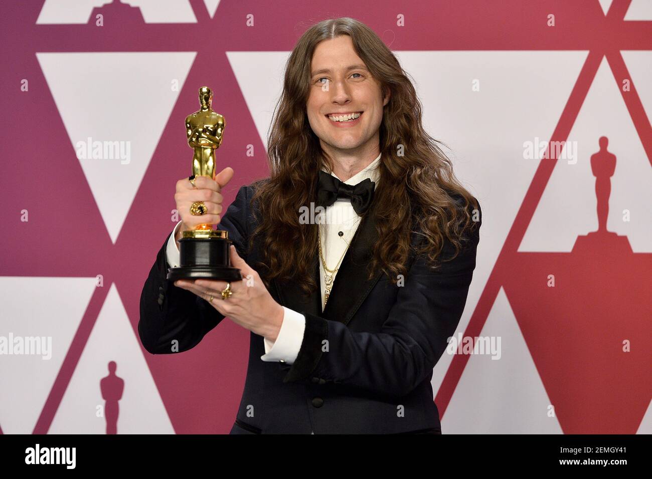 Composer Ludwig Goransson, winner Best Original Score for 'Black ...