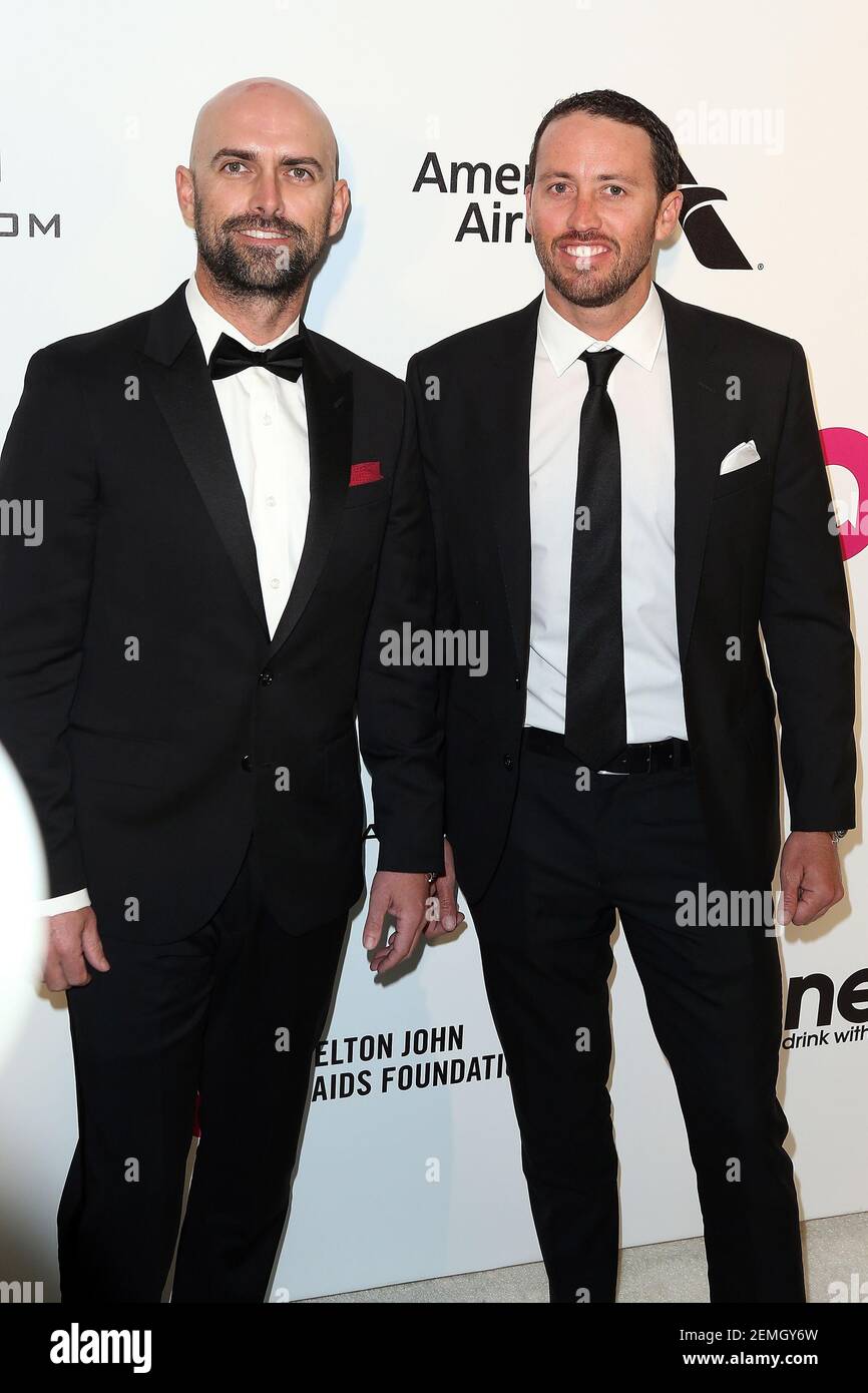 Taylor Canfield, Mike Buckley attend the 27th Annual Elton John AIDS ...