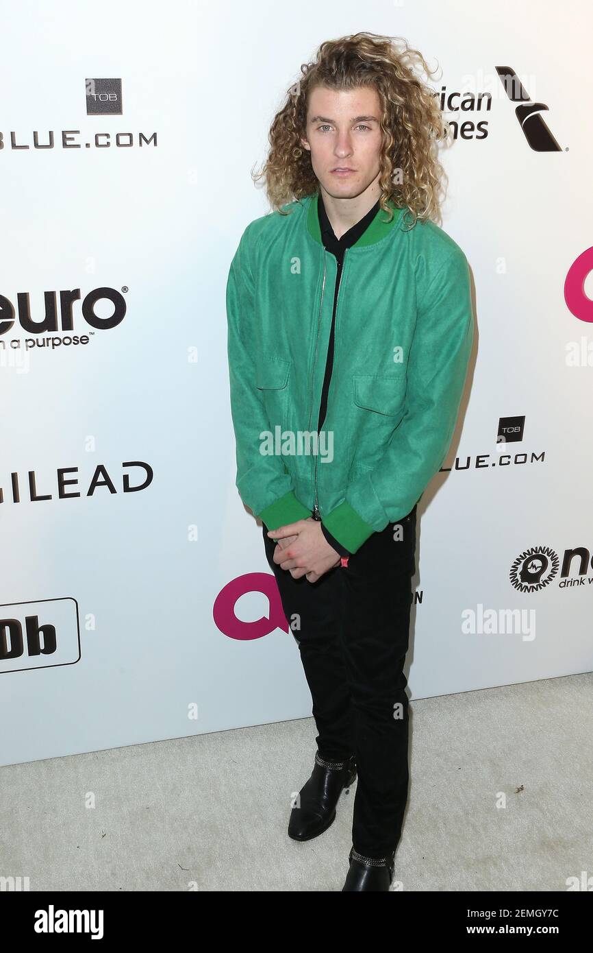 Austin Gain attends the 27th Annual Elton John AIDS Foundation Academy ...