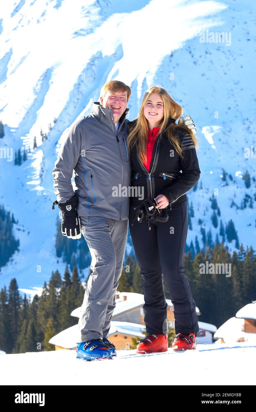 King Willem-Alexander and Princess Amalia during the annual winter ...