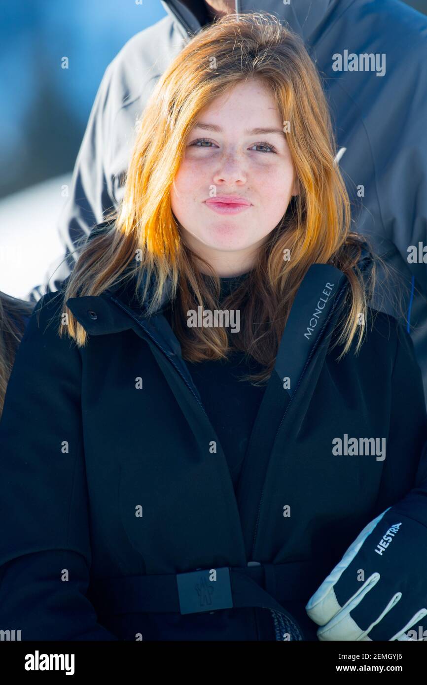 Princess Alexia during the annual winter Royal photoc?all at the skiing ...