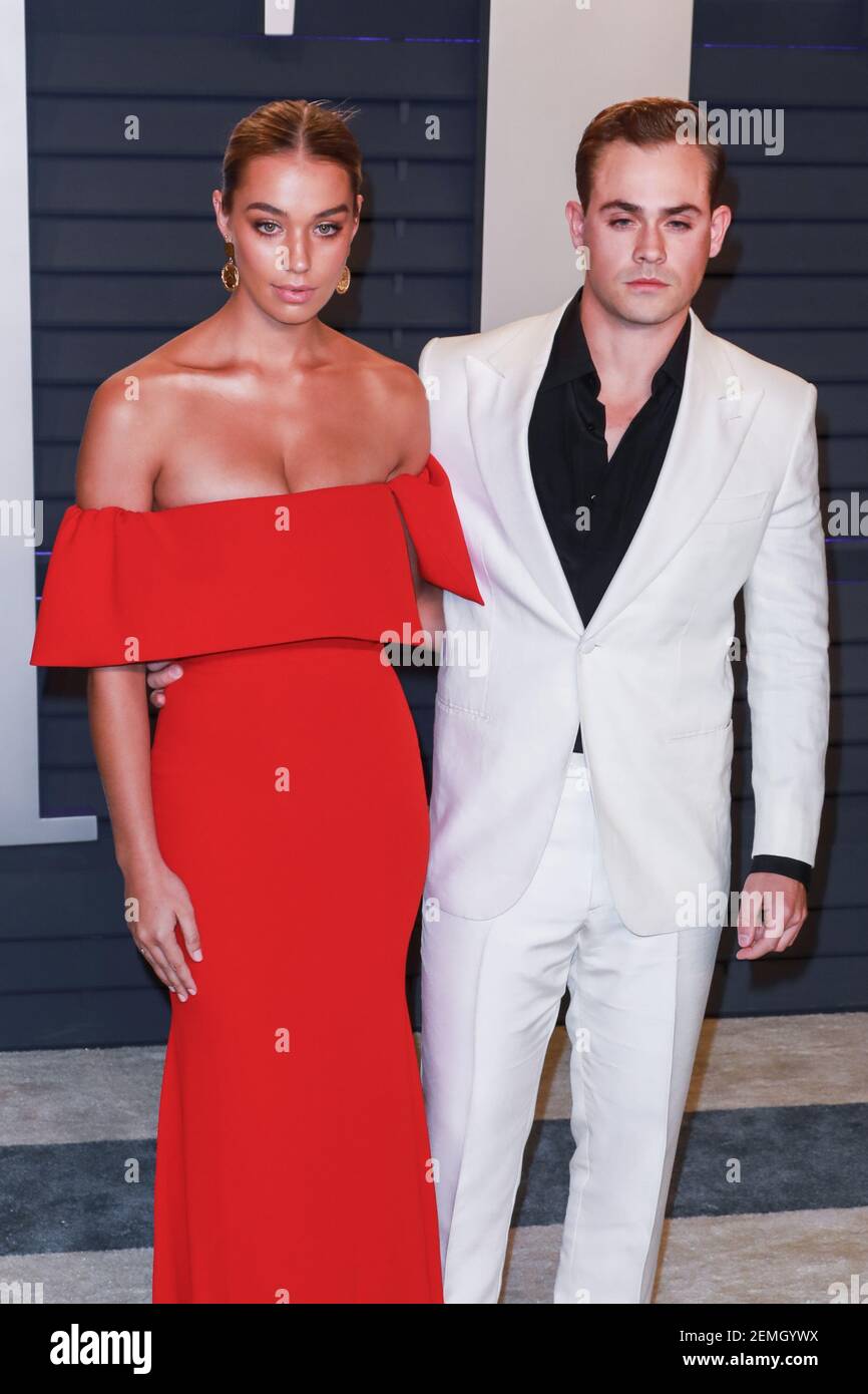 Liv Pollock and Dacre Montgomery walking on the red carpet at the 2019 ...