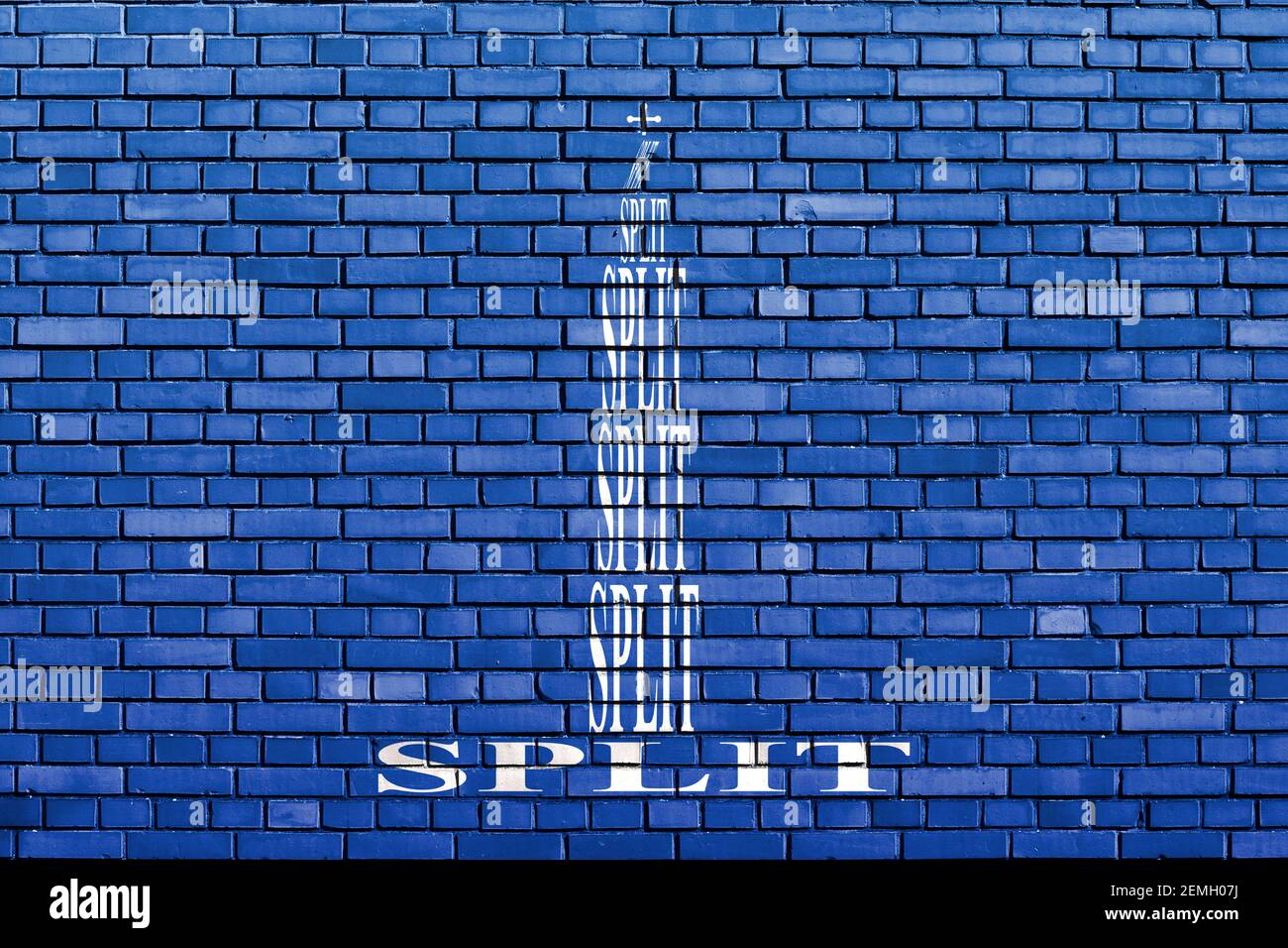 Split flag hi-res stock photography and images - Alamy