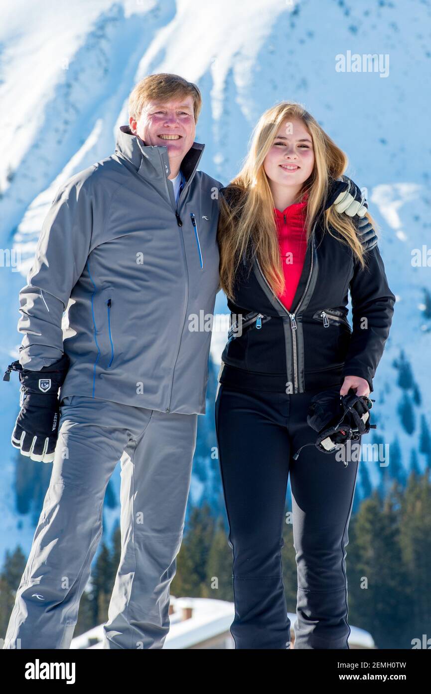 King Willem-Alexander and Princess Amalia during the annual winter ...
