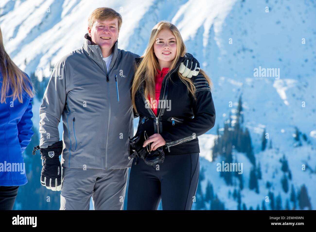 King Willem-Alexander and Princess Amalia during the annual winter ...