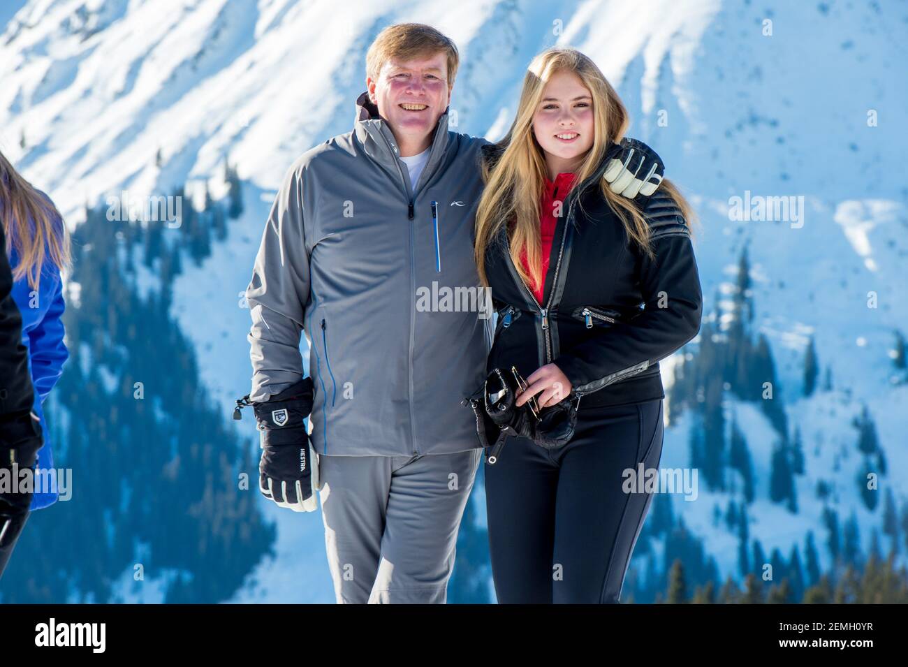 King Willem-Alexander and Princess Amalia during the annual winter ...