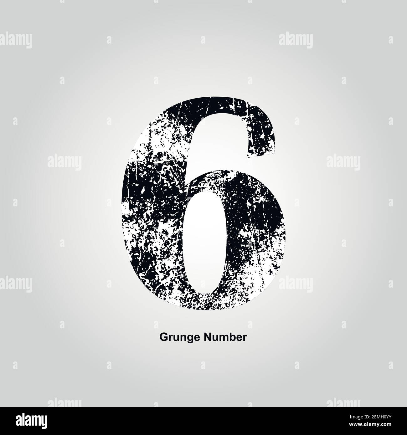Grunge numbers. Vector illustration Stock Vector Image & Art - Alamy