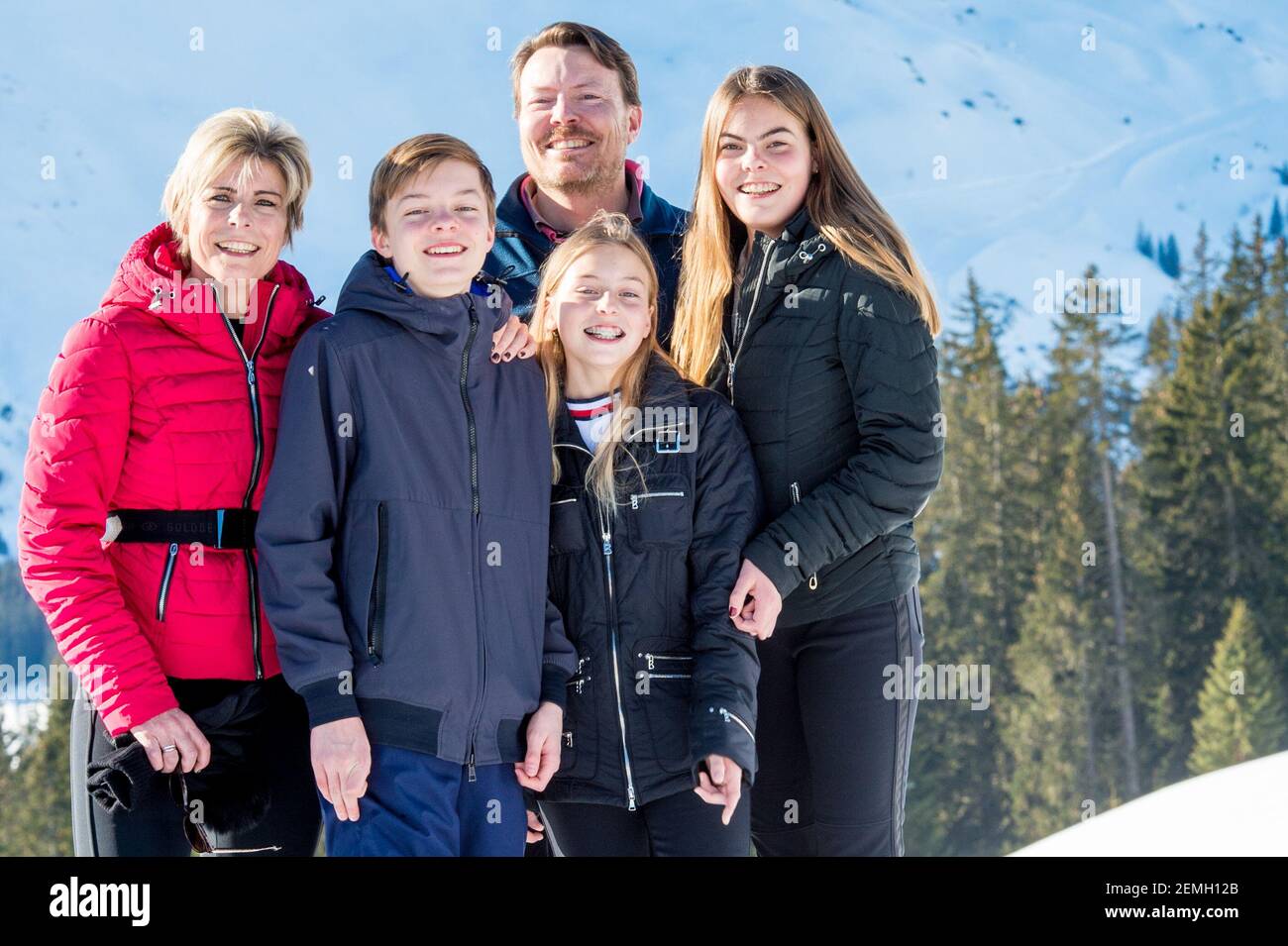 Prince Constantijn, Princess Laurentien and their children, Countess ...
