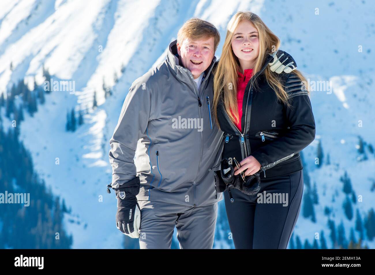 King Willem-Alexander and Princess Amalia during the annual winter ...