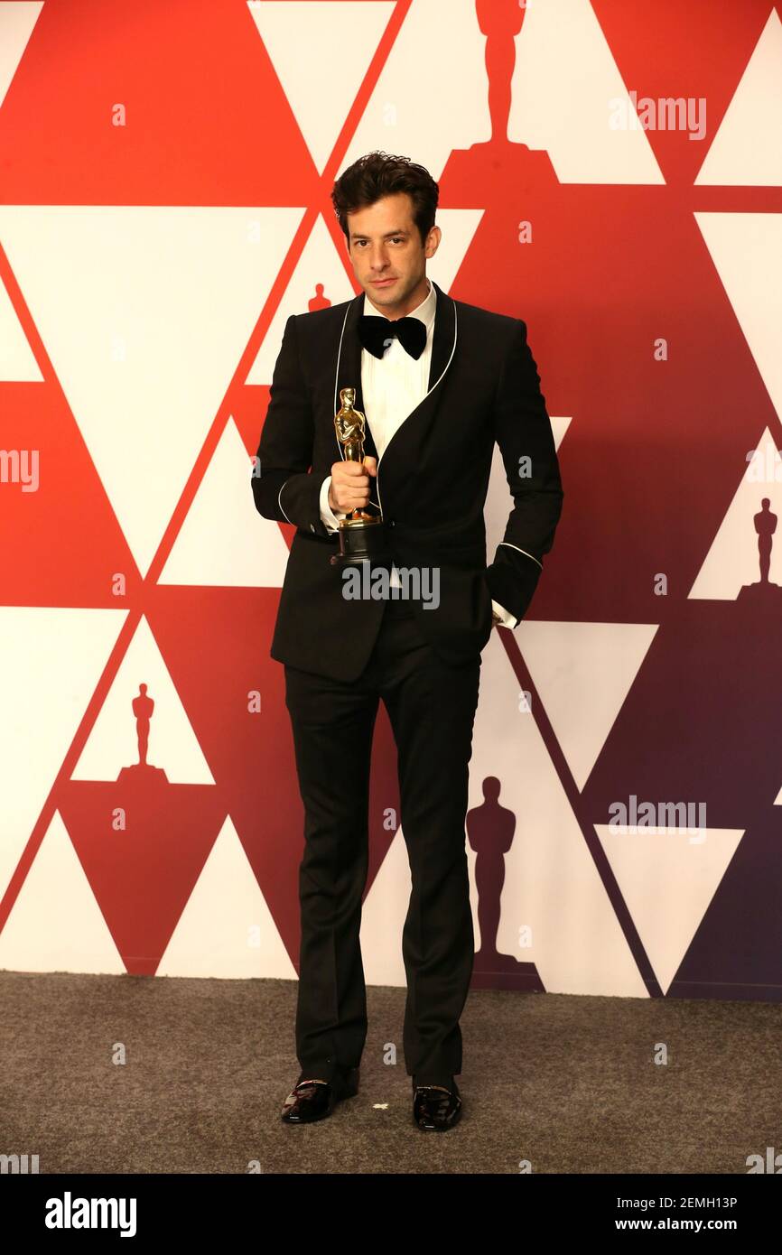 Mark Ronson at the 91st Annual Academy Awards Press Room at the Dolby ...