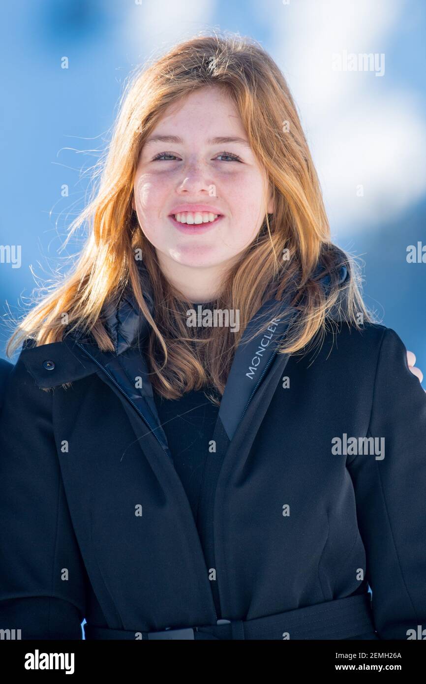 Princess Alexia during the annual winter Royal photoc?all at the skiing ...