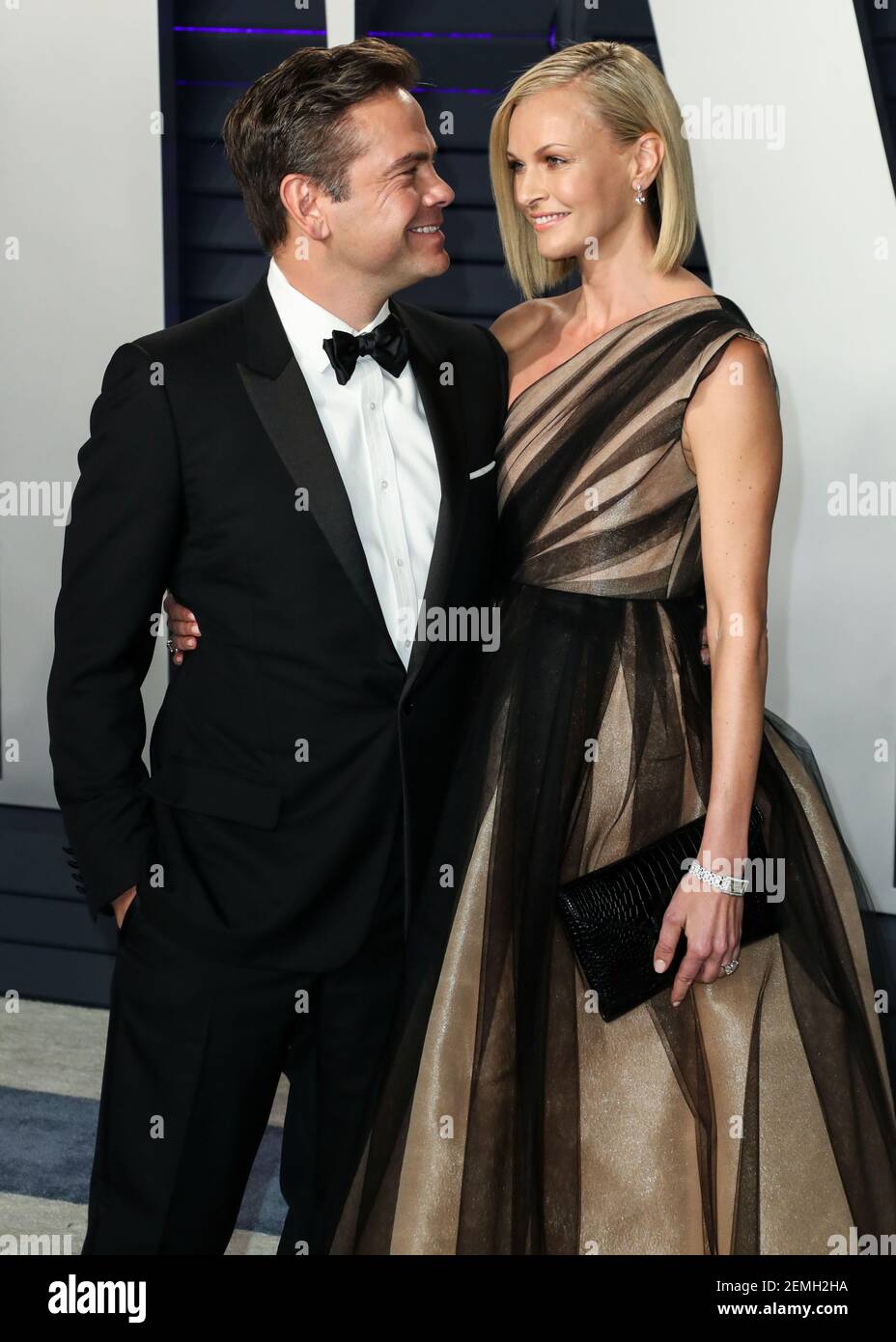 BEVERLY HILLS, LOS ANGELES, CA, USA - FEBRUARY 24: Lachlan Murdoch and ...