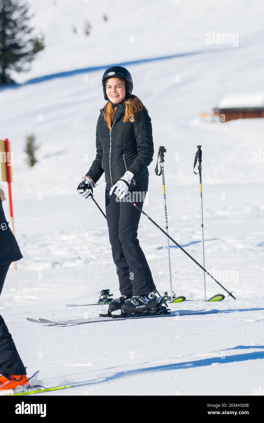 Countess Eloise during the annual winter Royal photoc?all at the skiing ...