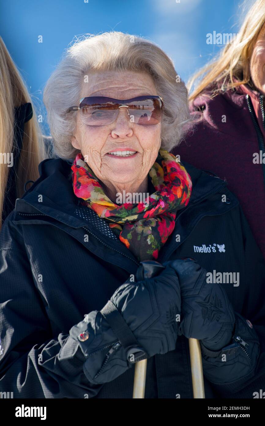 Princess Beatrix during the annual winter Royal photoc?all at the ...