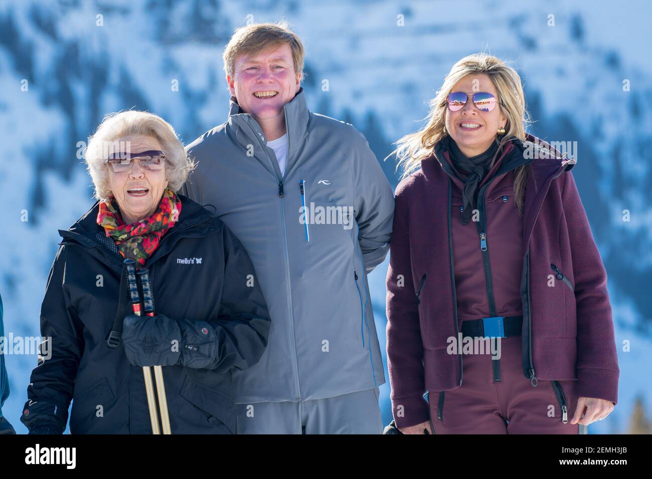 King Willem-Alexander, Queen Maxima and Princess Beatrix during the ...